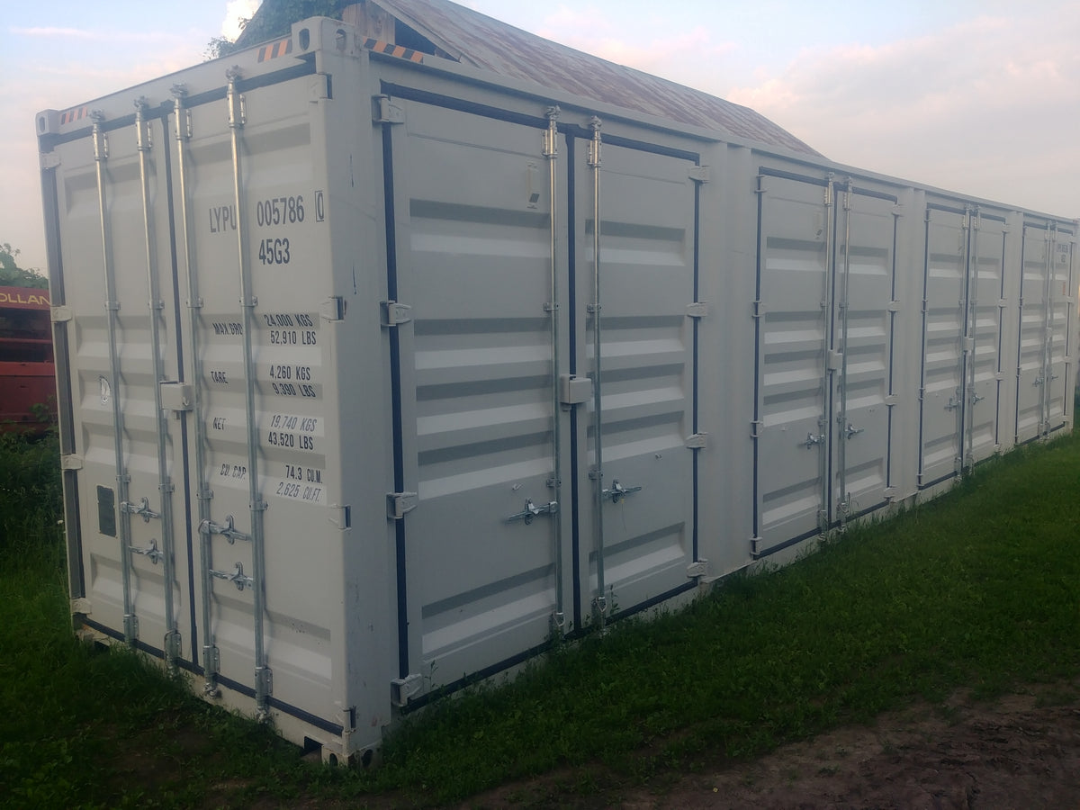 40ft HQ container with 4 side doors – EQUIPMENTFORLE$$